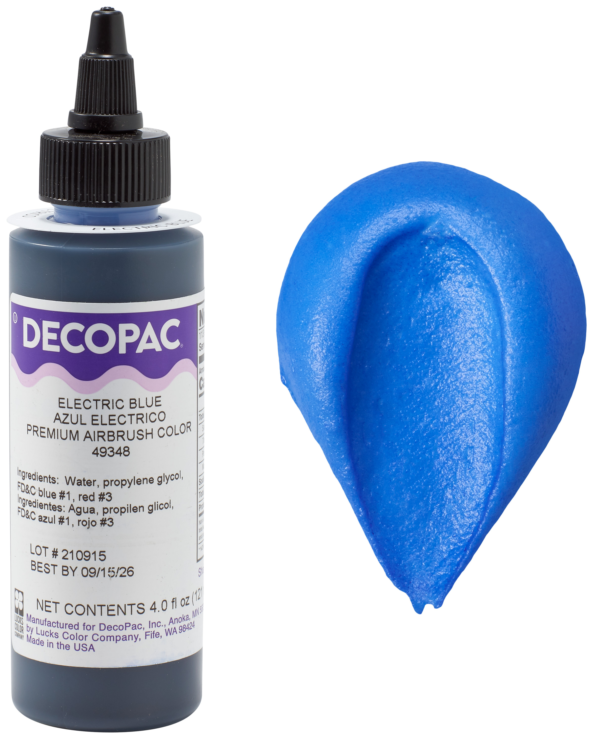 Electric Blue Premium Airbrush Color | DecoPac