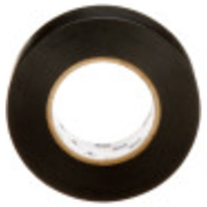 3M 165BK4A 3M™ Temflex™ Vinyl Electrical Tape 165, Black, 3/4 In X 60 Ft (19 Mm X 18 M), 100 ...