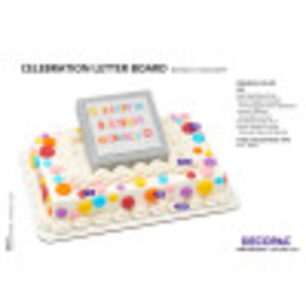 Celebration Letter Board | DecoPac