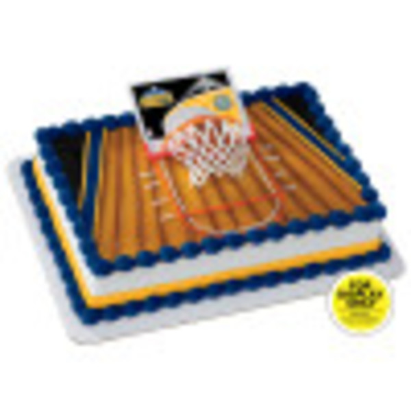 Nba Slam Dunk Denver Nuggets 1 4 Sheet Decodisplay Cake | DecoPac