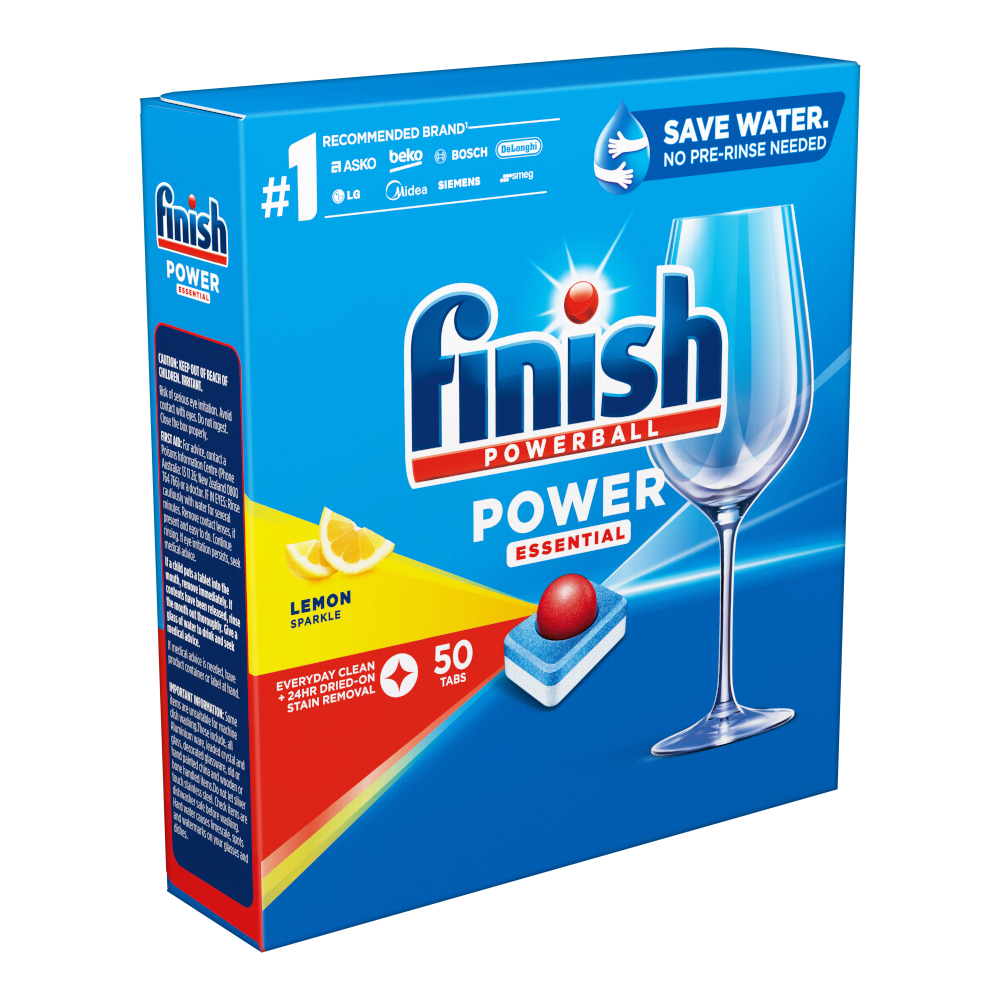 Finish® Power Essential Dishwasher Tablets | Finish® AU