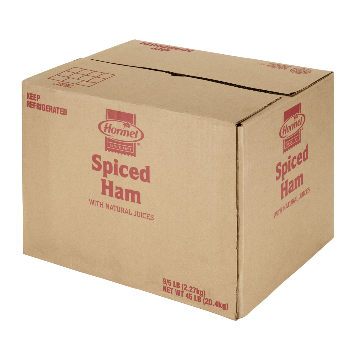 HORMEL® Spiced Ham with Natural Juices, D-Shaped, 9/5 lb • Hormel ...