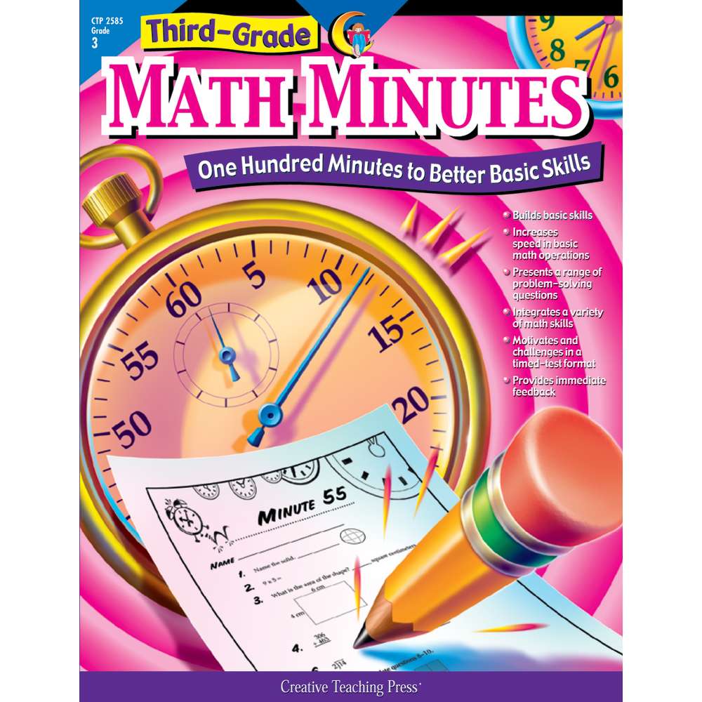 Math Minutes Grade 3 CTP2585