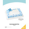 Blue Baby Booties Decoset 1 4 Sht Tmoc Page | DecoPac
