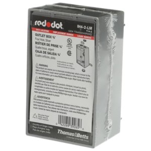 ABB (Thomas And Betts) IH4-2-LM Weatherproof Box, Aluminum Die Cast ...