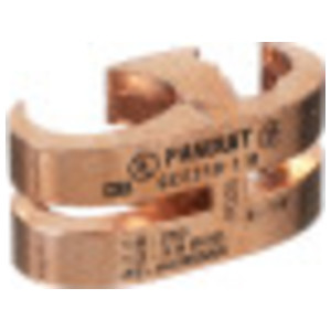 Panduit GCE250-1/0 Grounding Connectors, 1/2 To 5/8 In. Rod, 1/0 AWG To ...