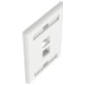 Panduit NK2FWHY NetKey® 1-Gang, Flush Mount Vertical Faceplate, 2-Port ...