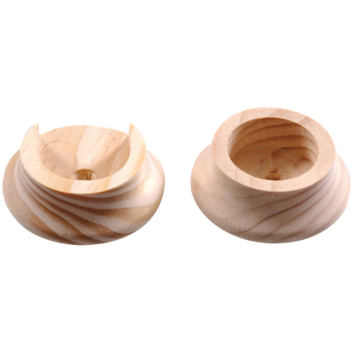 Hillman Wooden Pole Socket Set (1-3/8")