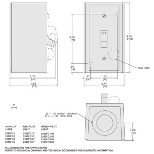 Square D (Schneider Electric) 2510FG6P Manual Starter, Fractional ...
