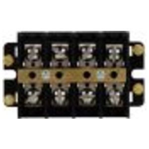Bussmann (Eaton) KUXSC4-WPT KU Series Panel Mount Terminal Block Connector, 600 V, 60 A, 4-pole ...