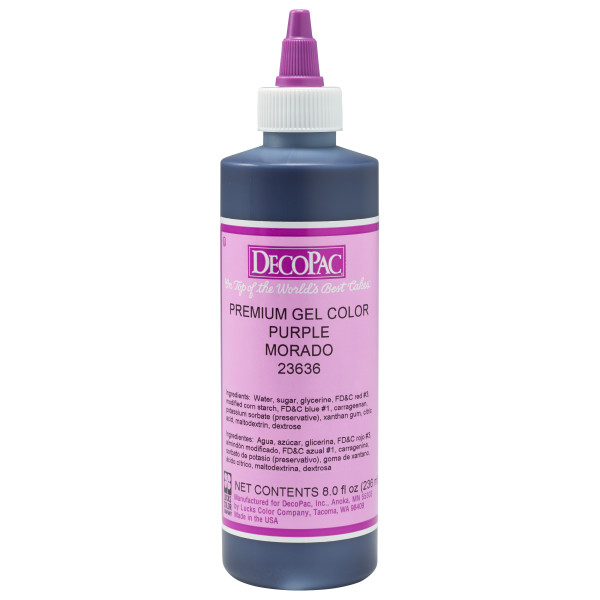 DECOPAC PURPLE COLOR-GEL | Premium Gel Color | DecoPac