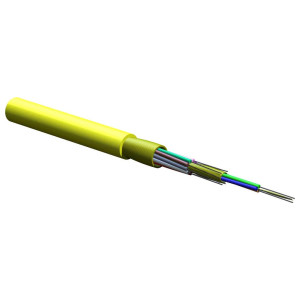 Corning 012E88-33131-29 Fiber Optic Cable, Yellow, Singlemode (OS2), 12 ...