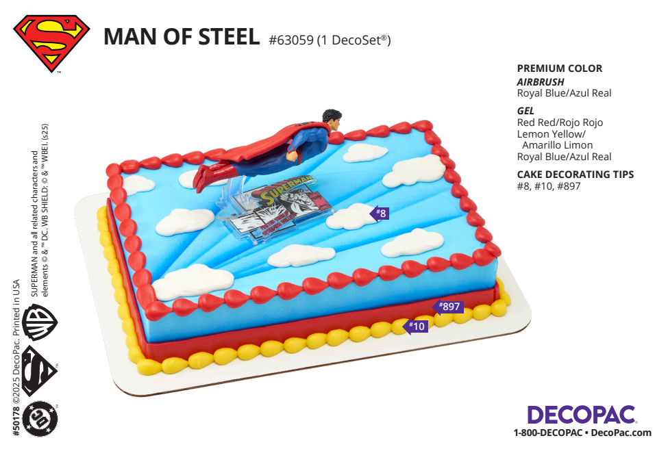 Superman Man Of Steel 4add09a4 Eee0 47df 9f51 F5550d131baf | DecoPac