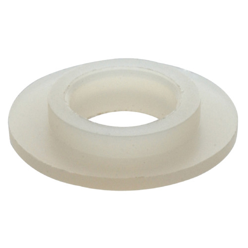 White Nylon Shoulder Washers (0.375" x 0.174") - 25 pc