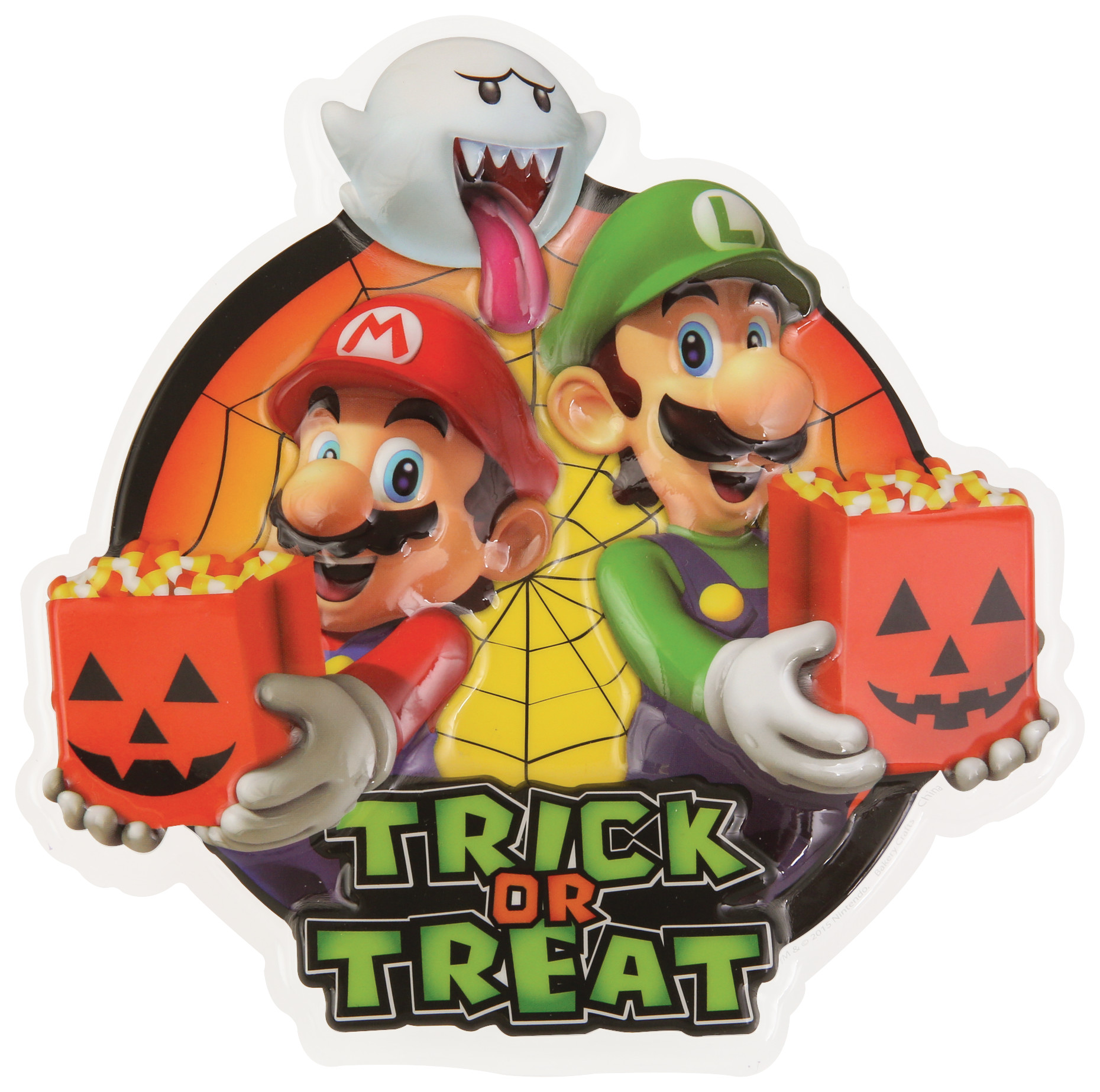 Super Mario Boo Pop Tops Decorations | DecoPac