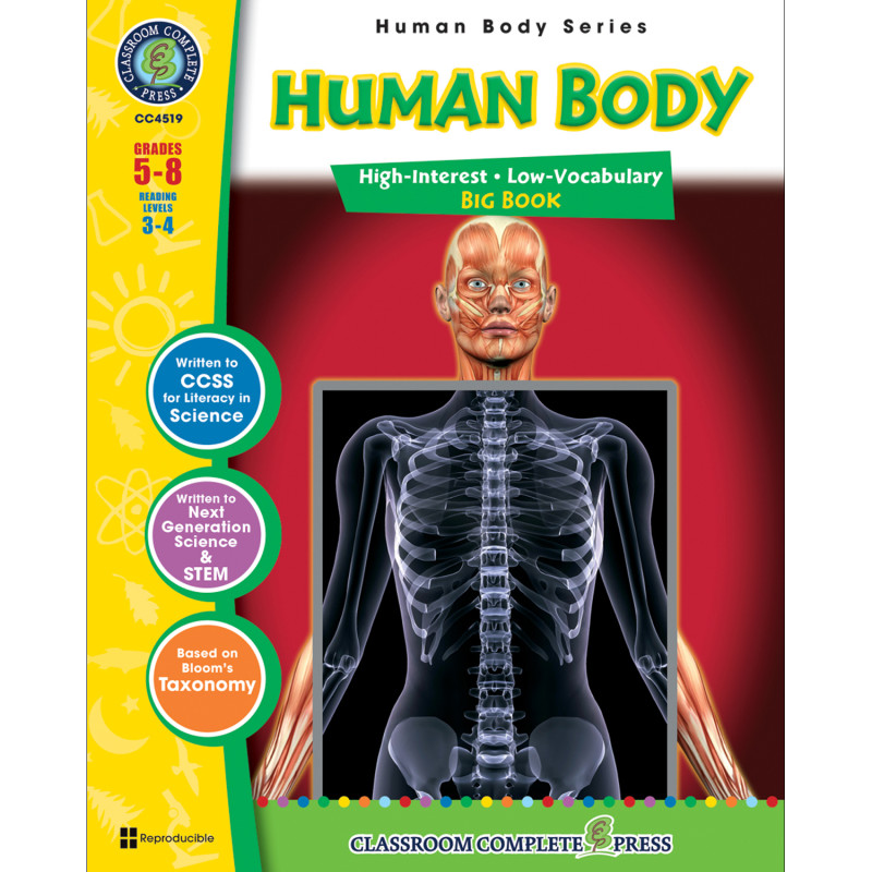 Classroom Complete Press Human Body Big Book - Zuma