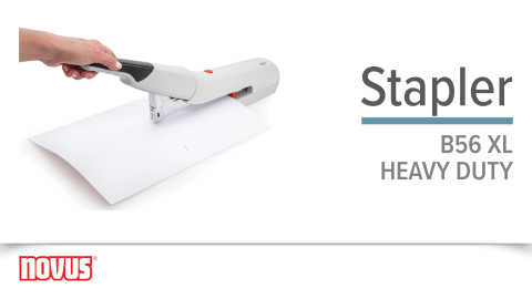 Novus B56 XL | Heavy Duty Long Arm Stapler