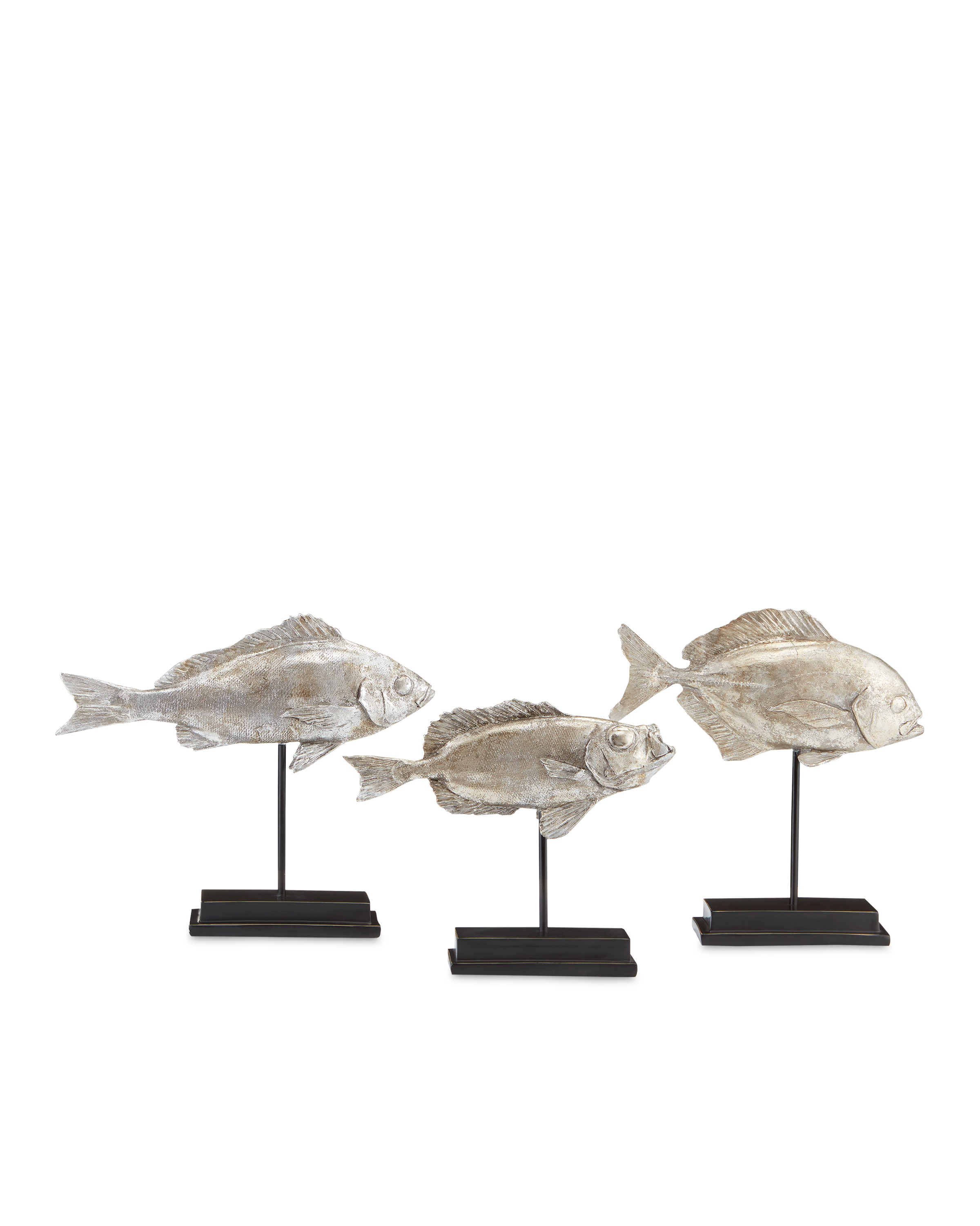 Silver Fish Set of 3