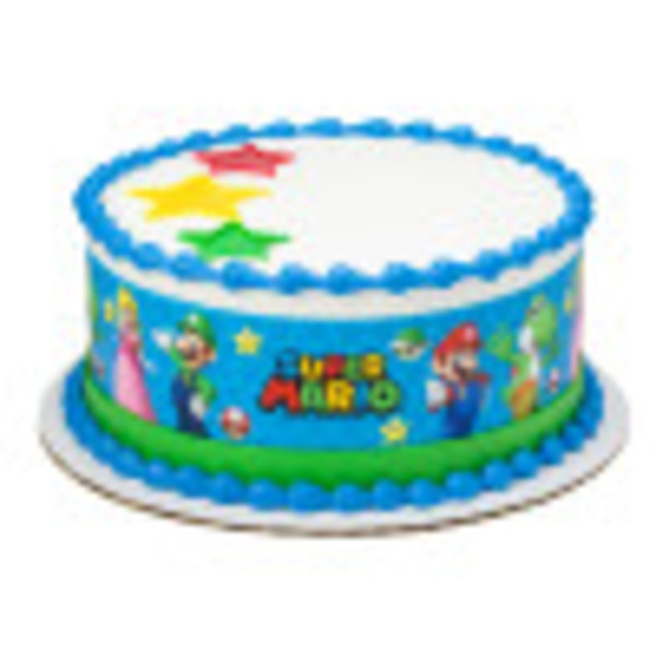 Super Mario™ Game On | PhotoCake® Edible Image® Strips | DecoPac