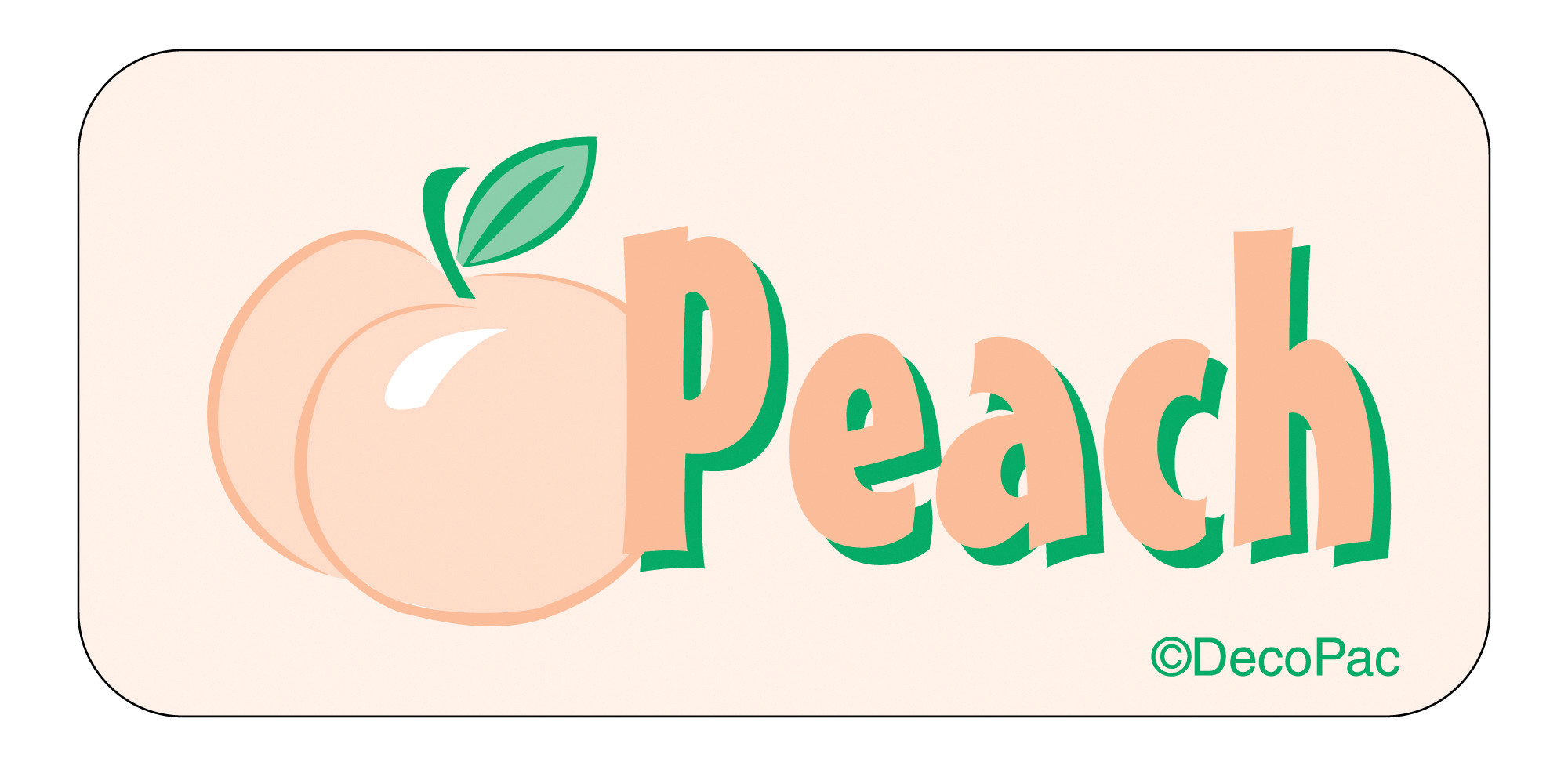 Peach Label | DecoPac