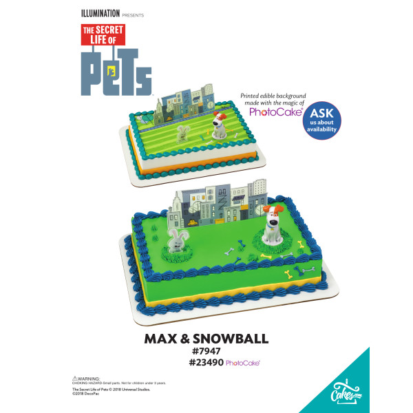 Secret Life Pets Max And Snowball Bgi Tmoc Page | DecoPac