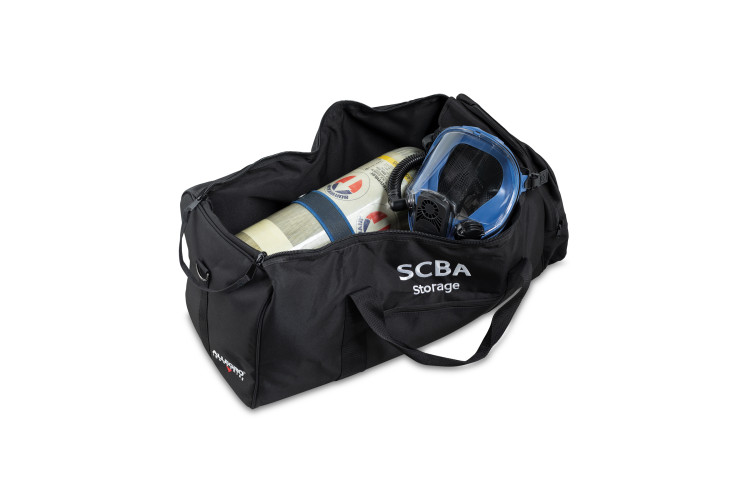 Durable rectangular carry bag for SCBA components
