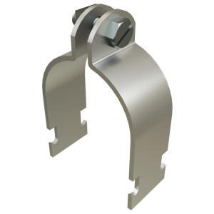 Unistrut (Atkore) P1119 SS Stainless Steel 2-Piece Rigid/IMC Conduit Clamp, 3 Inch | Graybar Store