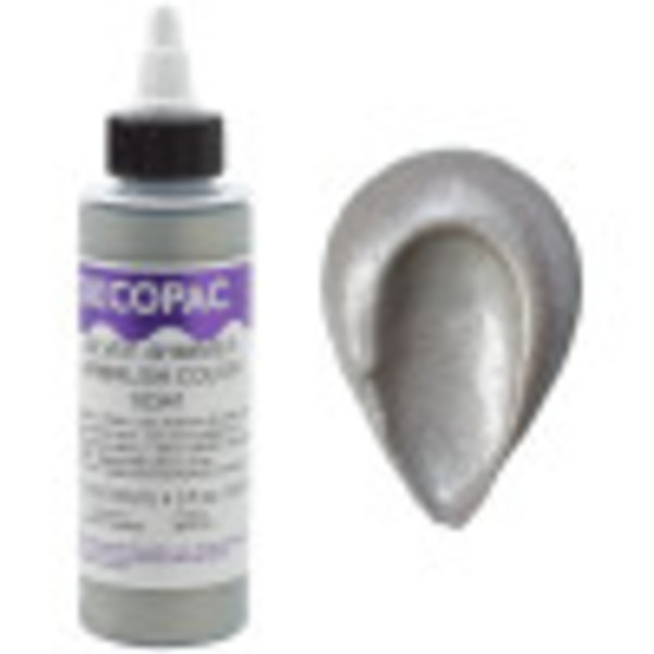True Silver Shimmer | Premium Airbrush Color | DecoPac