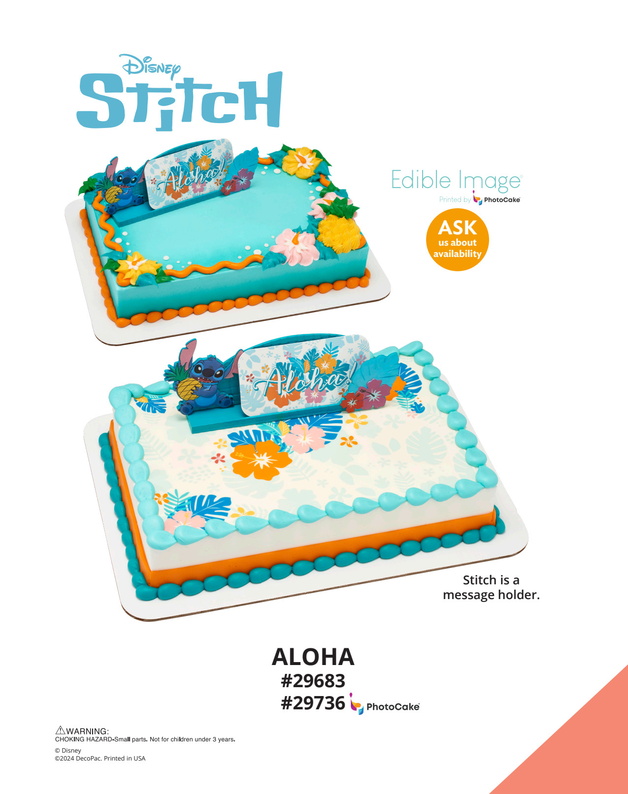 Disney S Stitch Aloha E2d6fda7 7c58 467e A78f 887bc08149b8 | DecoPac