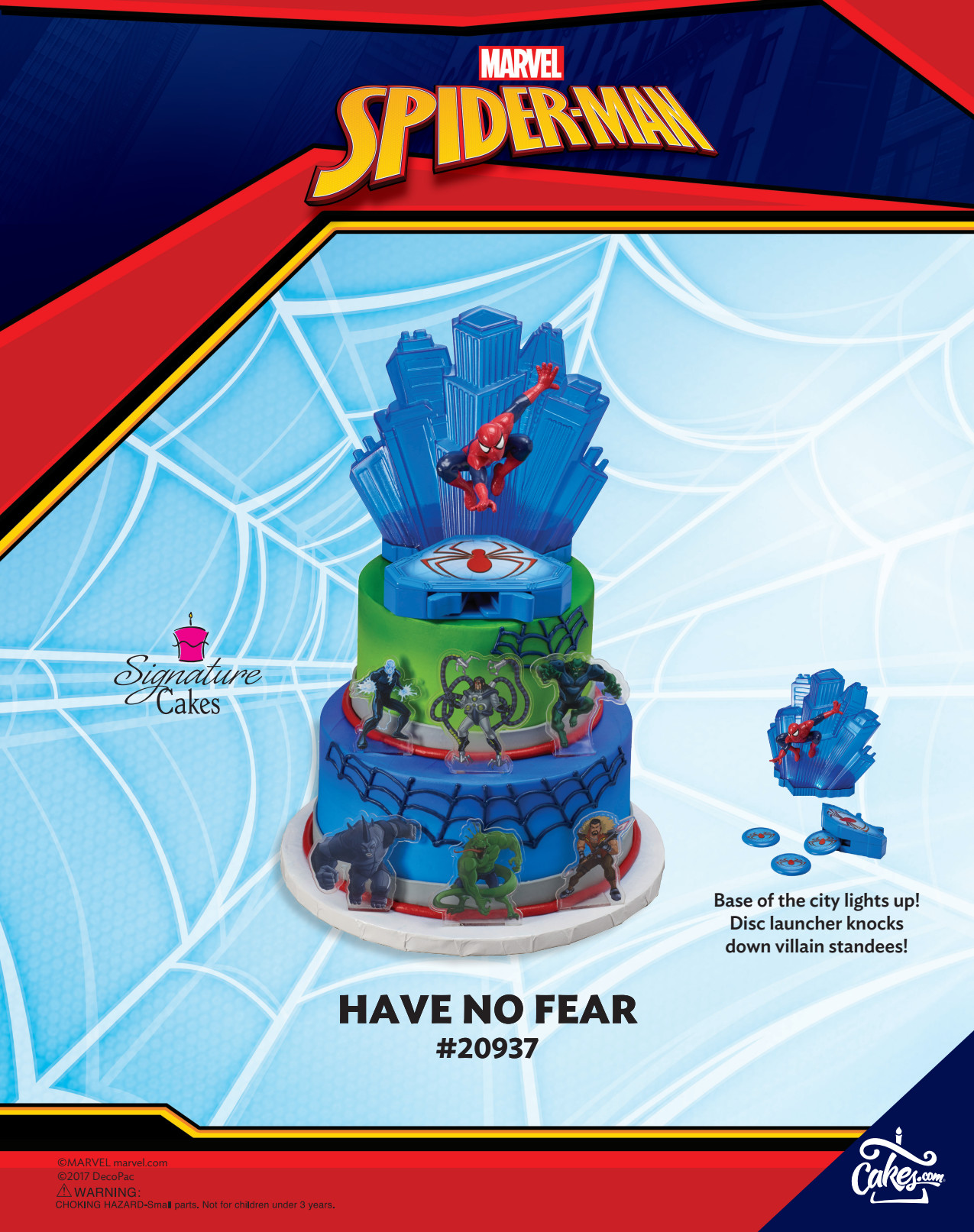 Marvel S Spider Man Have No Fear Signature Decoset The Magic Of Cakes ...