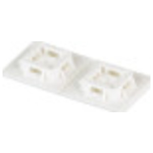 Panduit ABM100-A-C Cable Tie Mount With Rubber Adhesive, 4-Way, 1.00 L ...