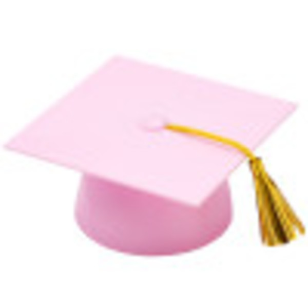 Pink Smooth Grad Hat | DecoPac