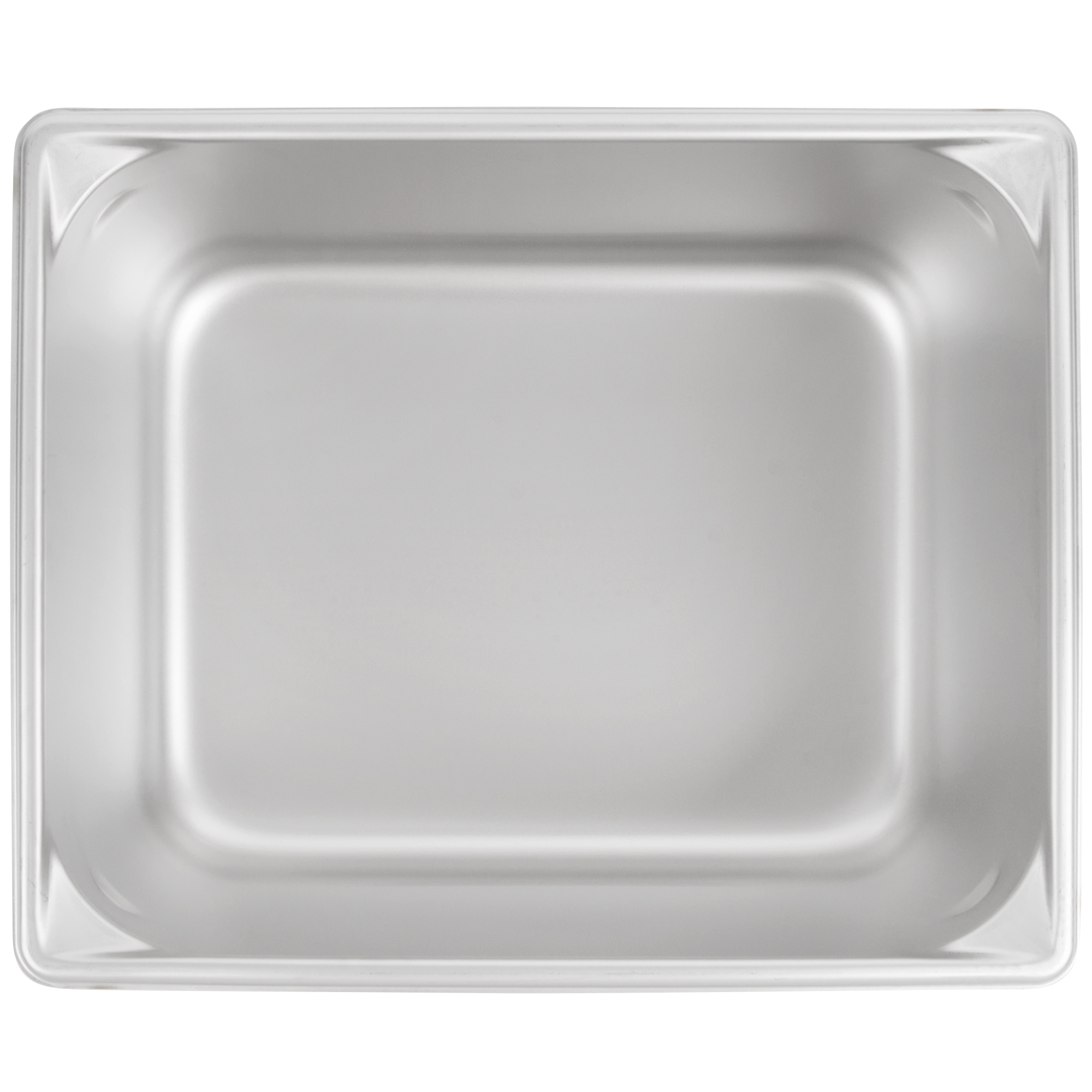 Half-size 6-inch-deep Super Pan V® stainless steel steam table pan