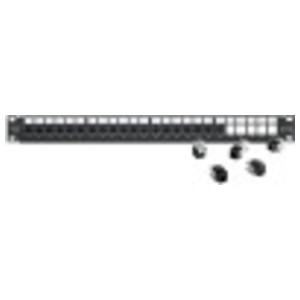 Leviton 69270-U24 Cat 6 QuickPort Patch Panel, 24-Port, 1RU. Includes ...