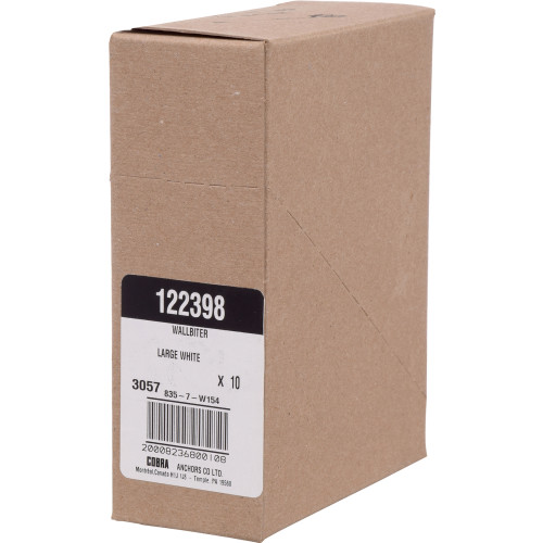 Hillman Large WallBiter Picture Hangers White 60lb 3 Pack