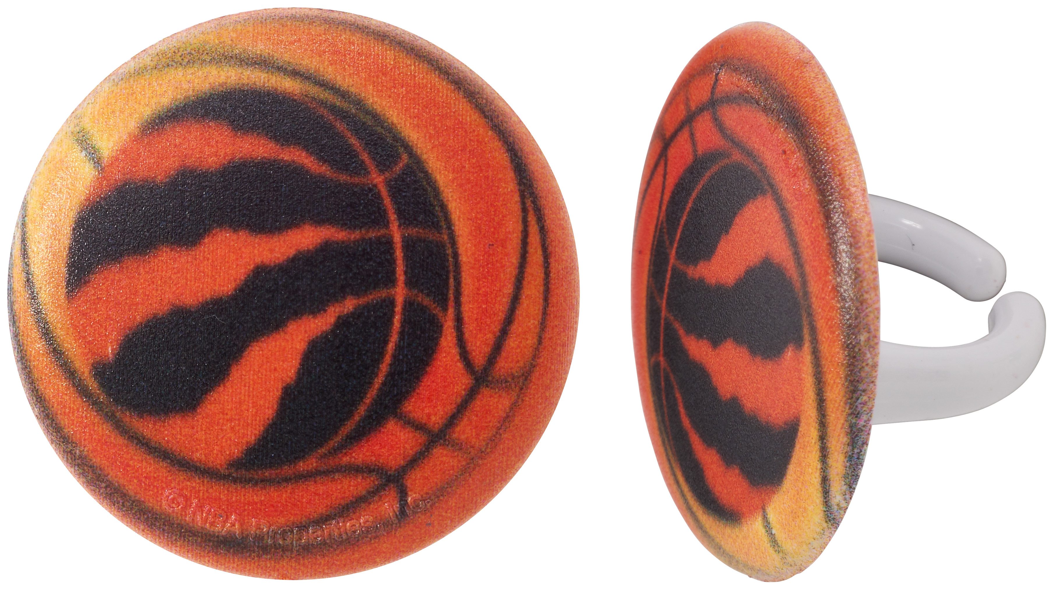 NBA Team Basketball | Cupcake Rings | DecoPac