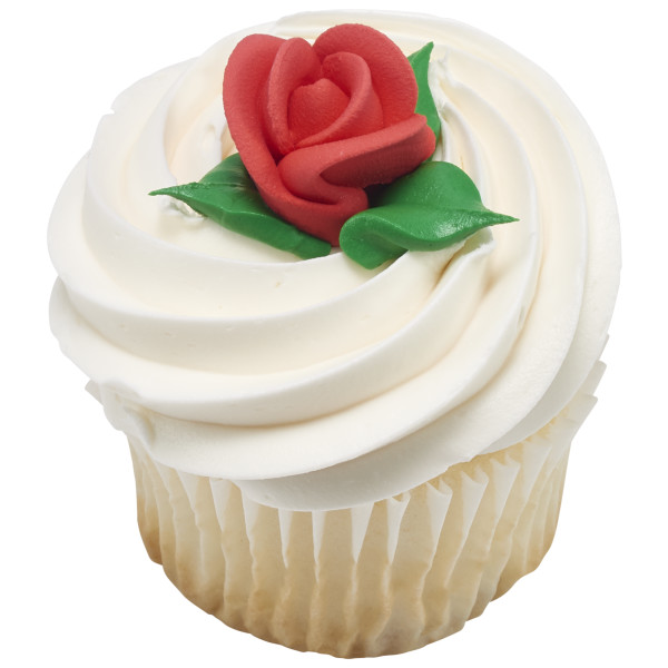 Red Small Royal Icing Classic Roses | DecoPac