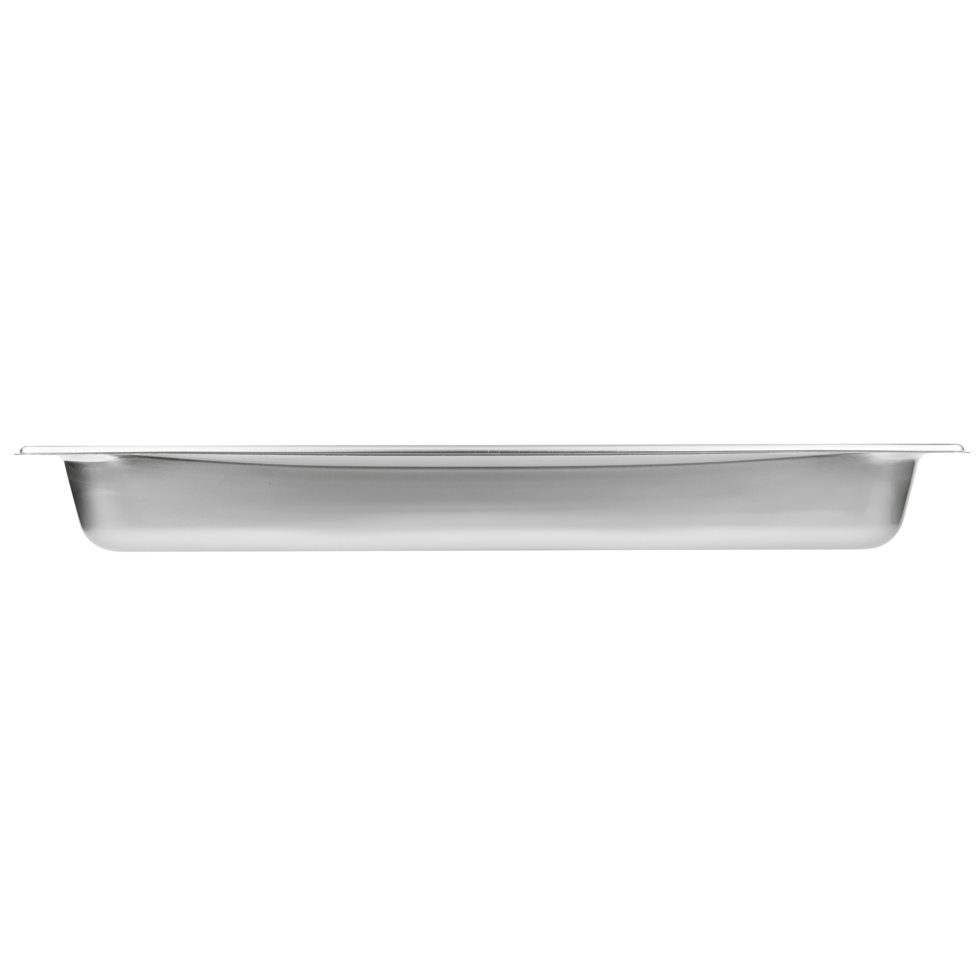 Full-size 2 ½-inch-deep Super Pan® stainless steel super shape long ...