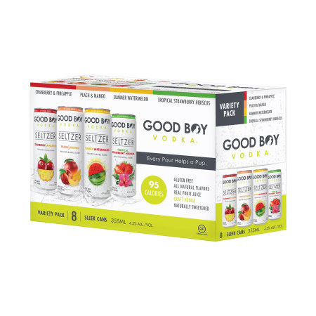 Good Boy Vodka Seltzer Variety Cocktail