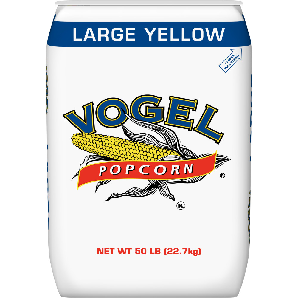 Vogel Large Yellow Popcorn Kernels Bag, 1/50 lb | Conagra Foodservice