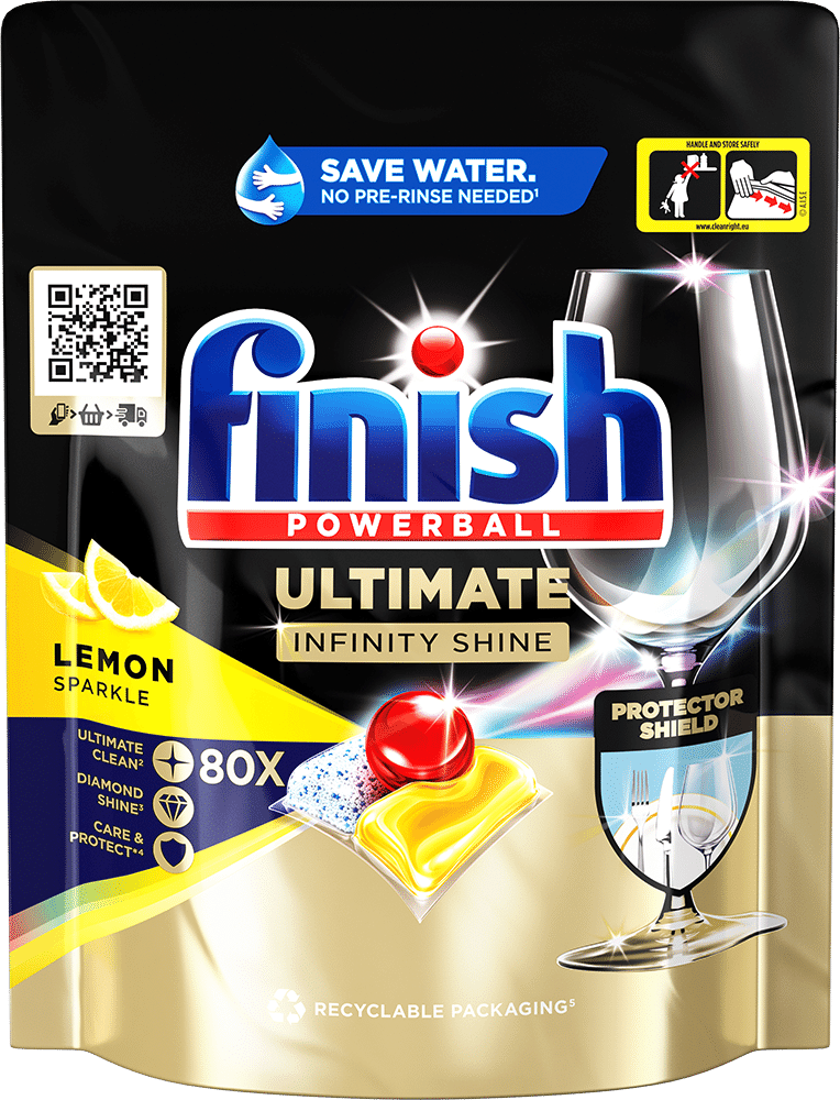 Finish Ultimate Infinity Shine Spülmaschinentabs 80 Caps Citrus ...