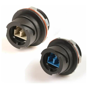 Siemon XG2-XLC-LC-SM Bulkhead Adapter, Singlemode, Duplex, LC Connector ...