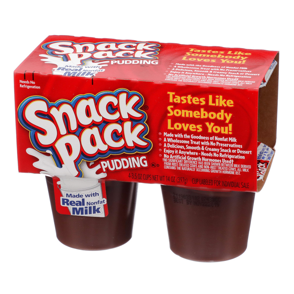 SNACK PACK CHOCOLATE PUDDING 3.5 OZ | Conagra Foodservice
