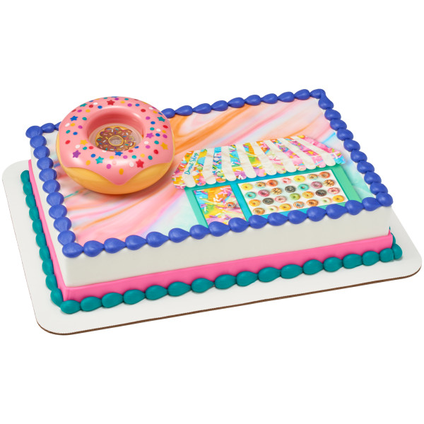 Decopac Confetti Donut Decoset | DecoPac