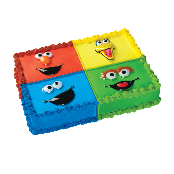 Sesame Street Faces Pop Tops Decorations | DecoPac