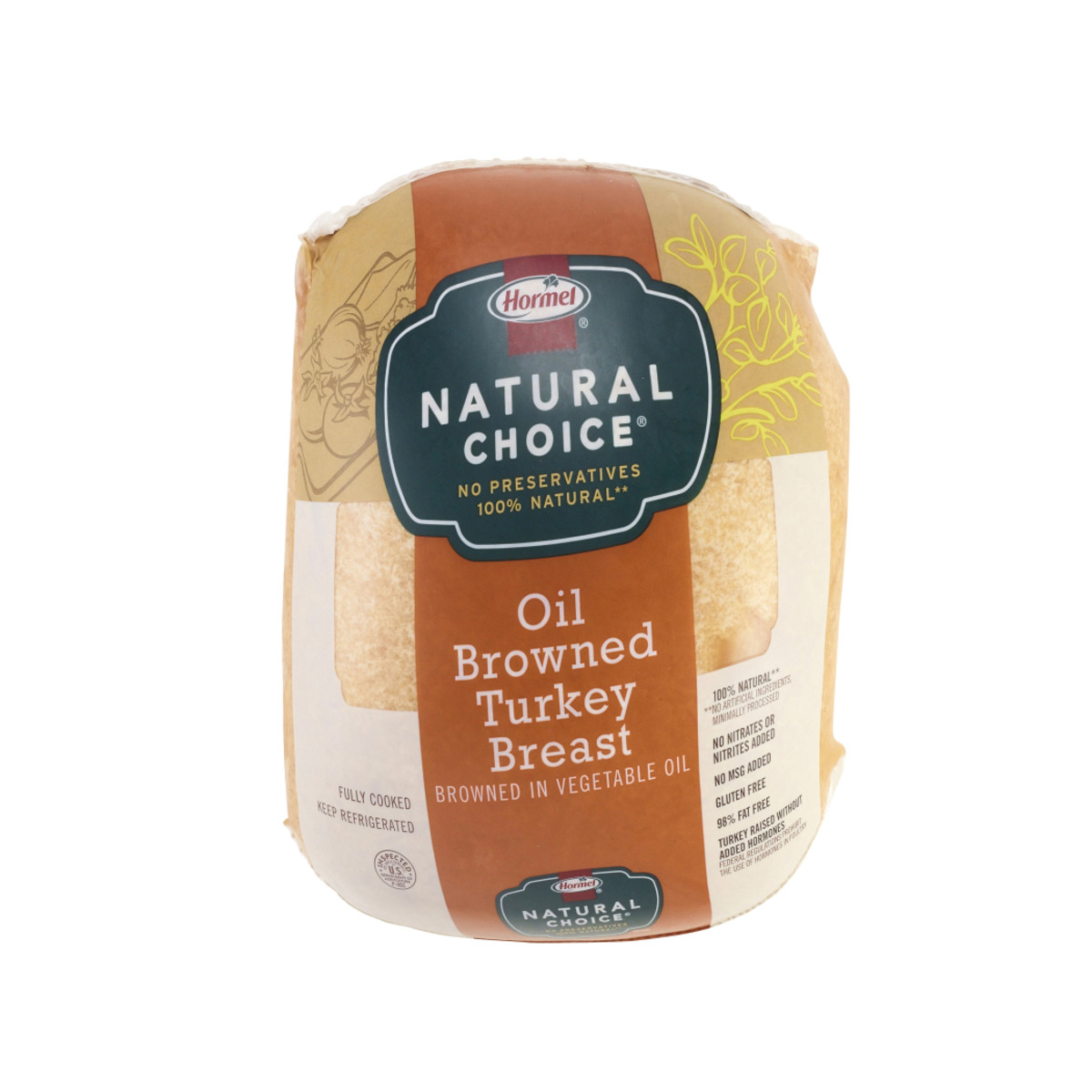 NATURAL CHOICE® Turkey, Oil Browned, 2PC • Hormel Product Code: #72218 ...