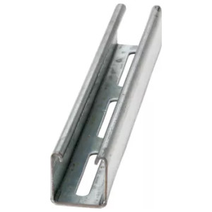 B-Line (Eaton) B22S-240GLV Strut Channel, Steel, Galvanized, 12 Ga, B22 ...