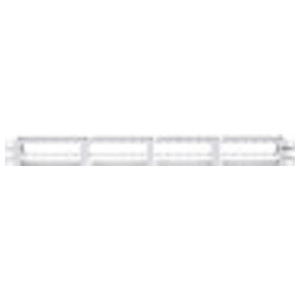 Panduit QPP48HDVNSWH Quicknet Patch Panel, Flat, 48 Vertical Numbered ...