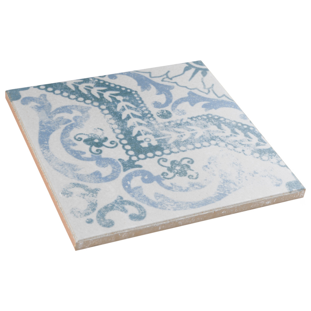 Klinker Alcazar Roseton 12-3/4 in. x 12-3/4 in. Ceramic Floor and Wall ...