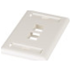 Panduit NK2FIWY NetKey® 1-Gang, Flush Mount Vertical Faceplate, 2-Port ...